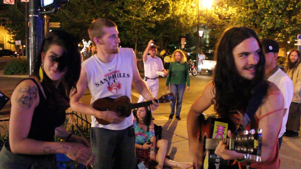 Charles Clyde Toney II with Kris Wahl and Eris Valentine – Busk Break