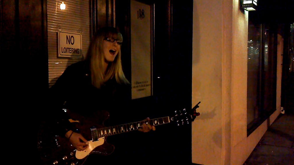 Hannah Rebekah performs a duo of originals – Busk Break